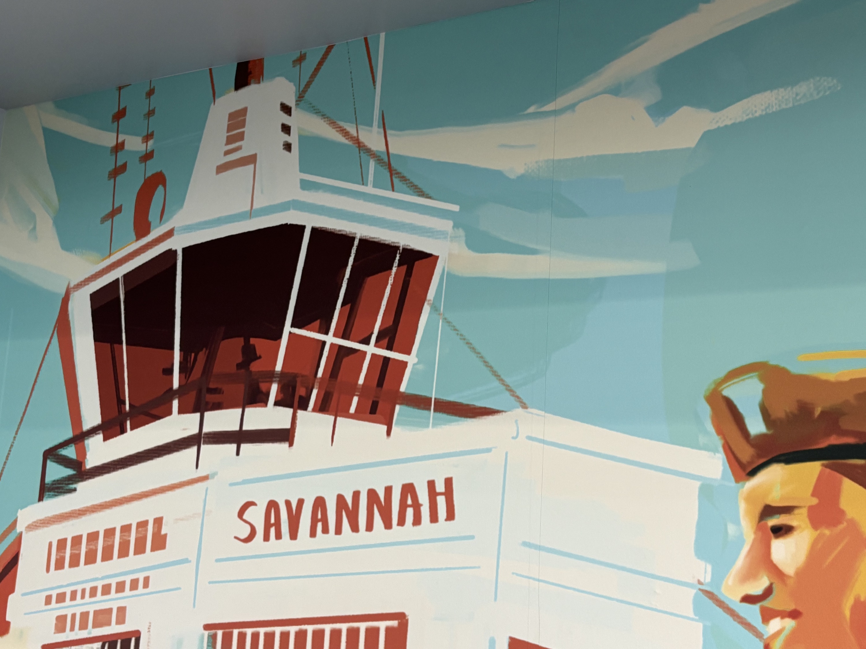 Mural at Savannah's Walmart Store